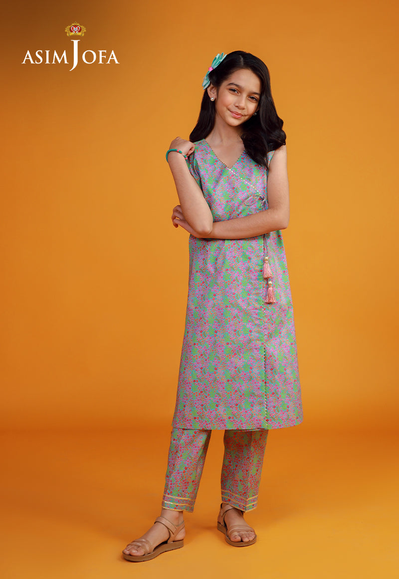 AJKP-02 STITCHED PRINTED CAMBRIC 2 PCS – Global AJ