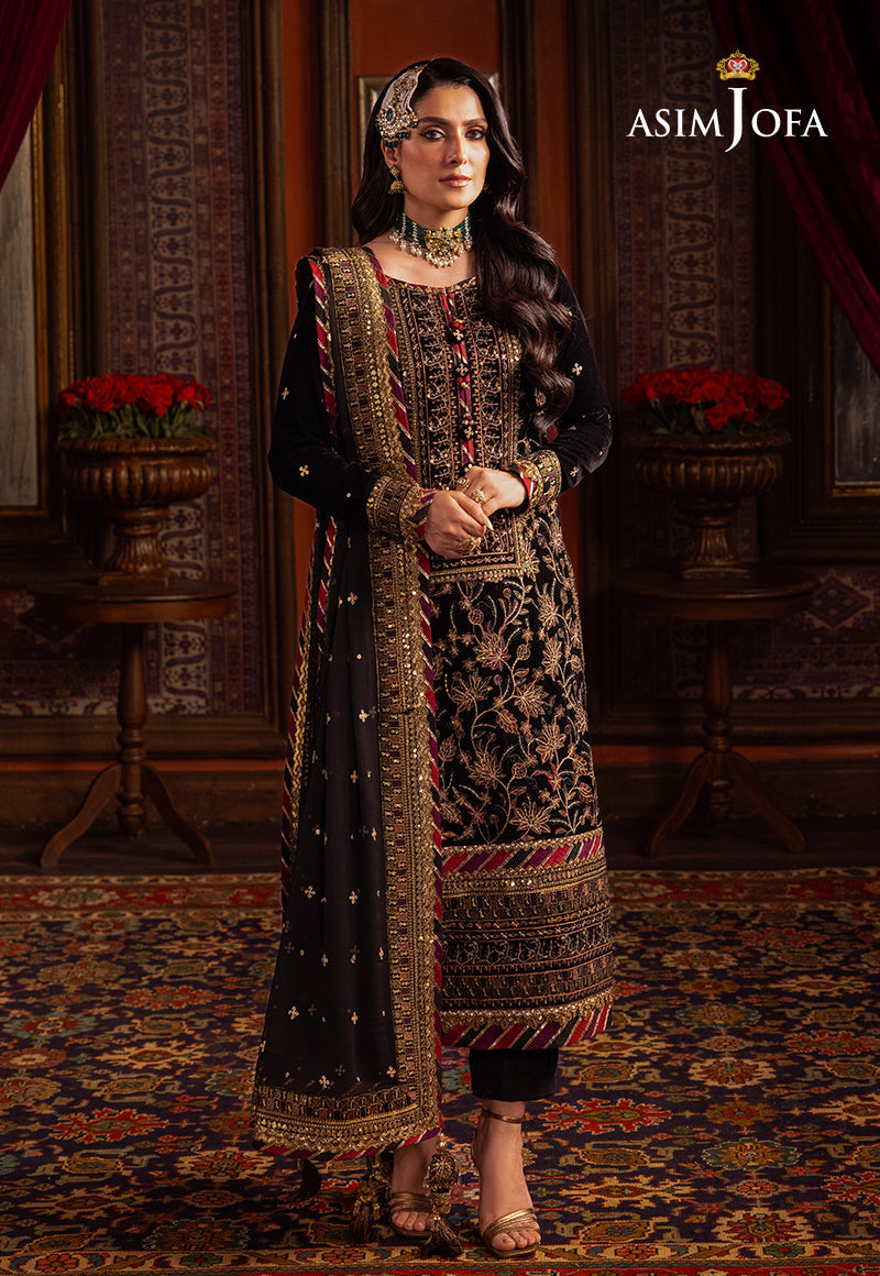 AJMM-08 EMBROIDERED VELVET 3 PCS – Global AJ