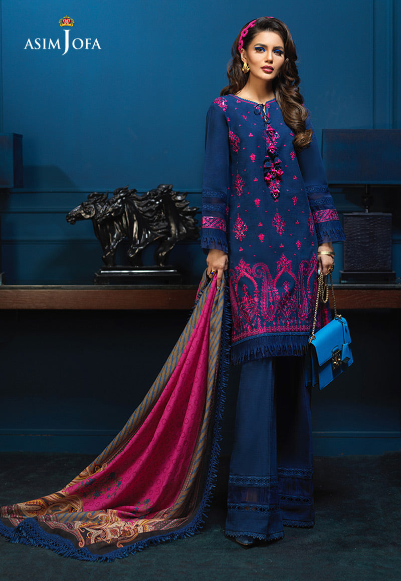 AJE-01 EMBROIDERED ORGANZA 3 PCS – Global AJ