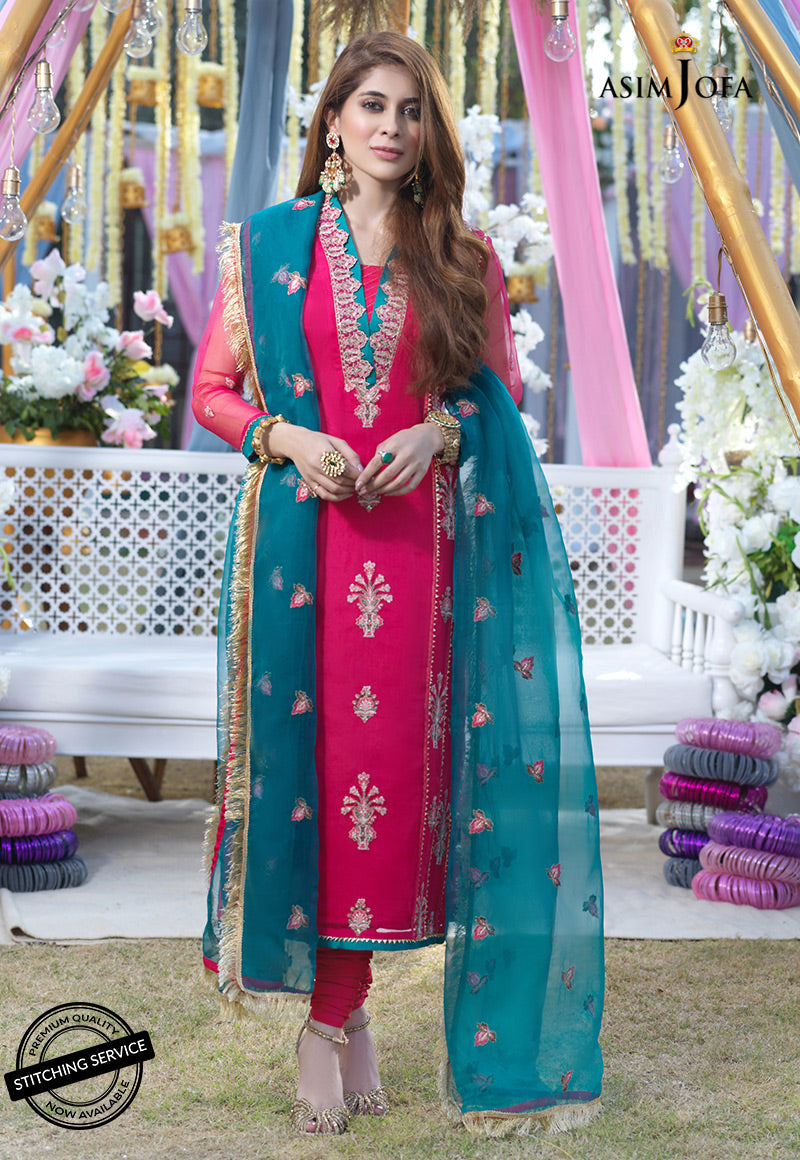 AJFC-10 EMBROIDERED ORGANZA 3 PCS – Global AJ