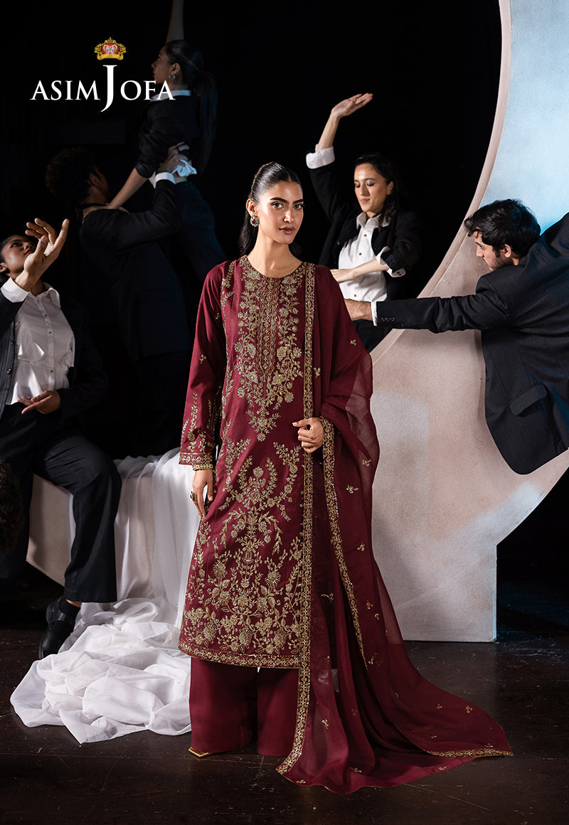 AJLFB-02 EMBROIDERED BOSKI SILK STITCHED 3 PCS – Global AJ